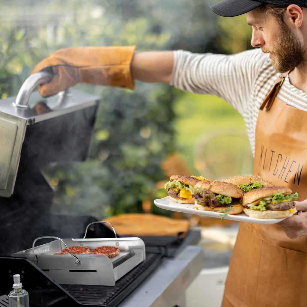 Professional Series Half-Size Stainless Steel BBQ Griddle Model GQ-120 ...